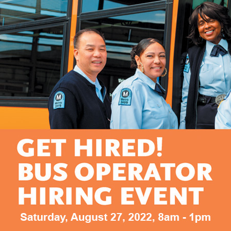 Get Hired! Bus Operator Hiring Event – Holman United Methodist Church