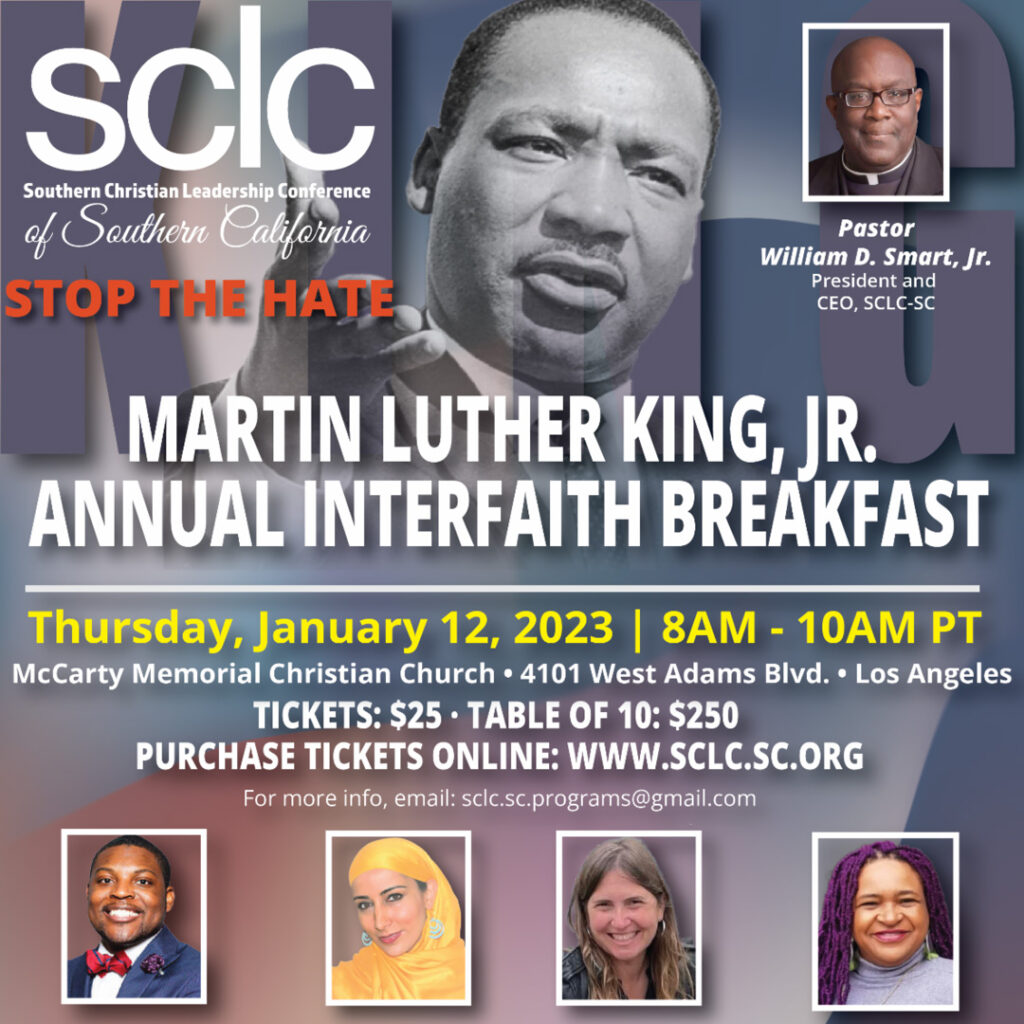 SCLC Martin Luther King, Jr. Annual Interfaith Breakfast – Holman ...