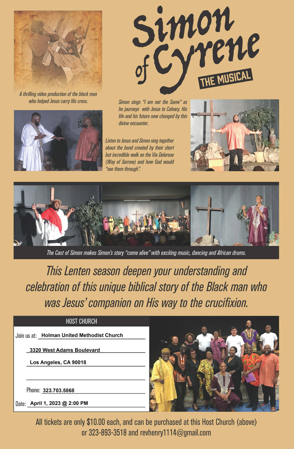 Simon of Cyrene the Musical – The Black man Who Helped Jesus Carry His ...
