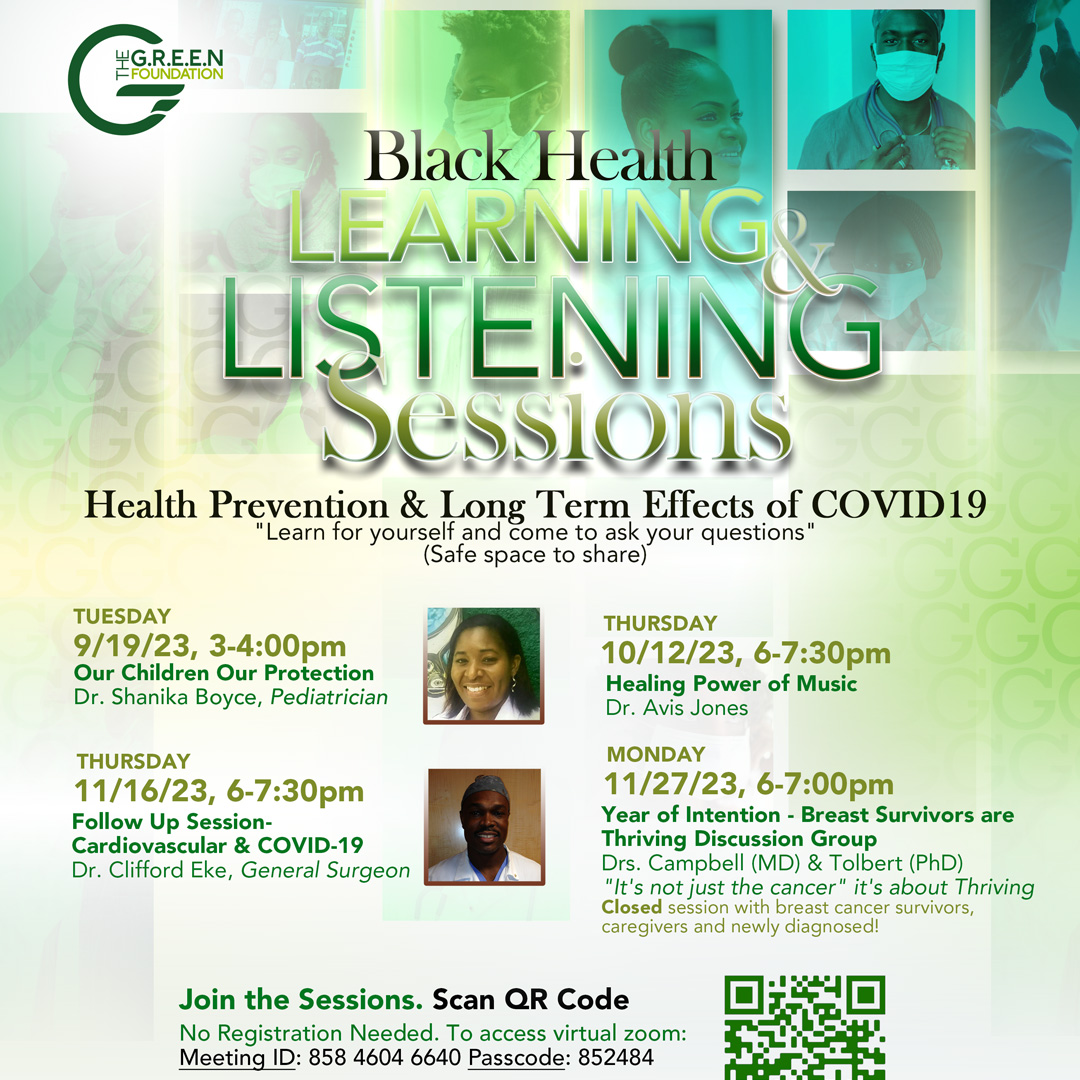 Black Health Learning Listening Sessions – Holman United Methodist Church