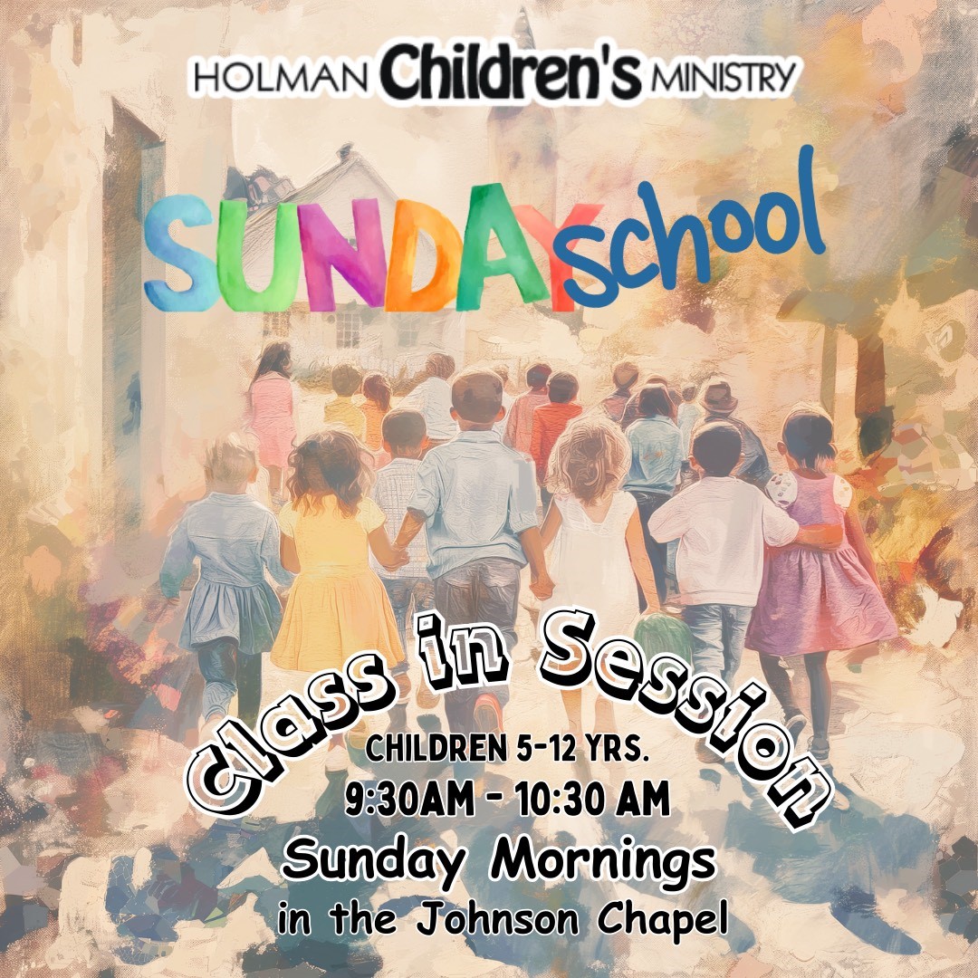 Children’s Sunday School Class in Session – Holman United Methodist Church